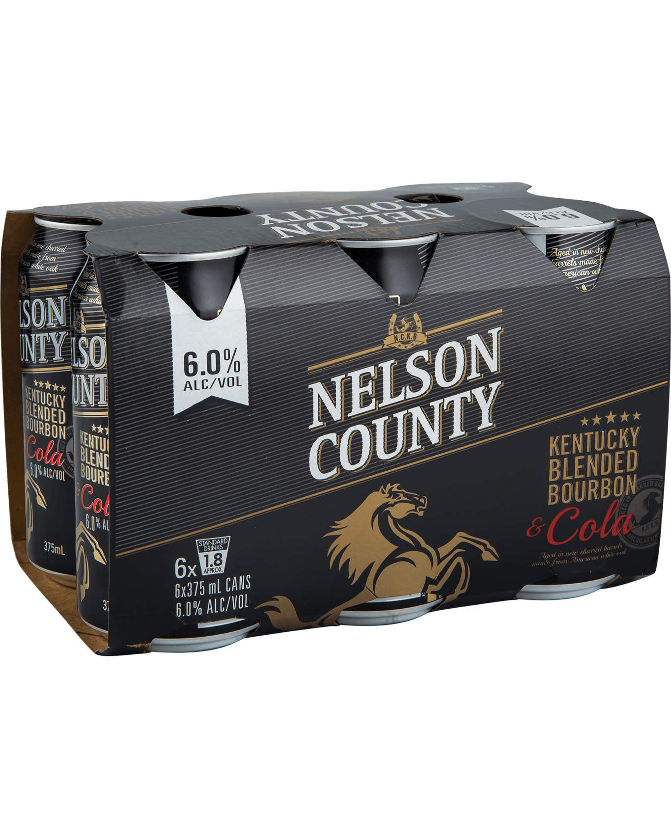 Buy Nelson County 6% Bourbon & Cola Cans 375ml Online @Lowest Price