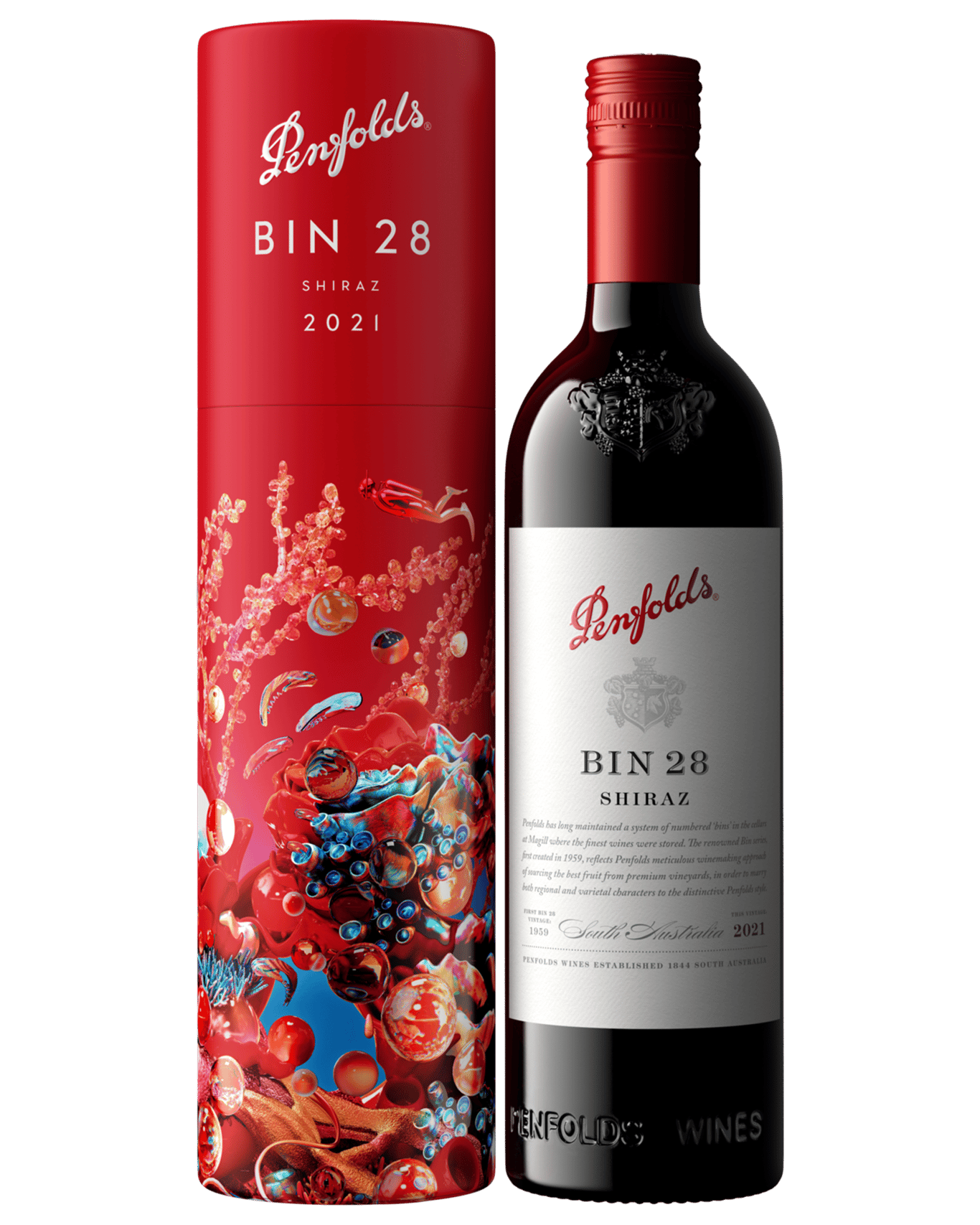 Buy Penfolds Bin 28 Shiraz Gift Box 2021 Online @Lowest Price