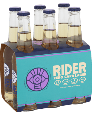 Buy Rider Zero Carb 4% Lager Bottles 330ml Online @Lowest Price
