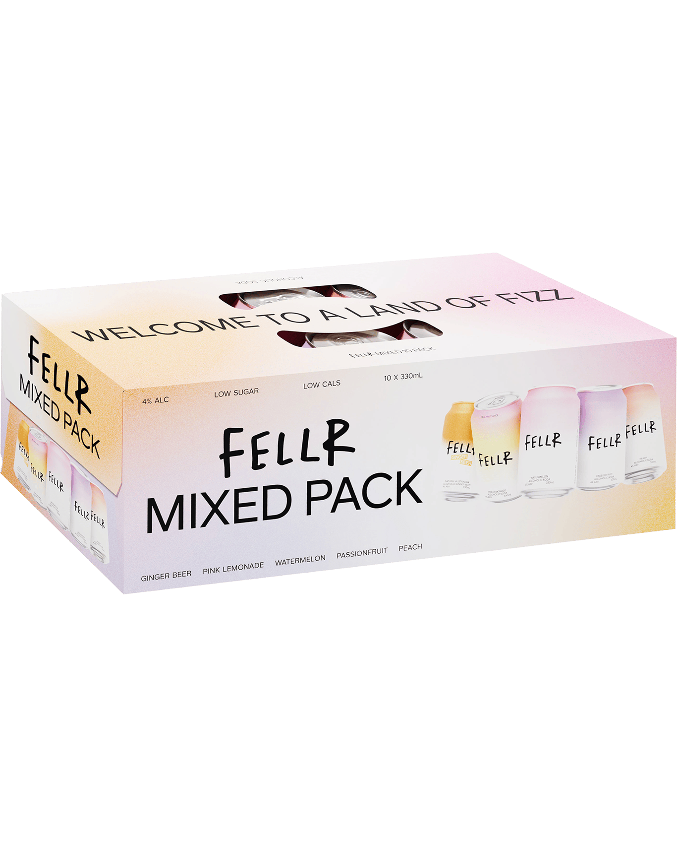 Buy Fellr Fellr Seltzer Mixed Pack Cans 10x330ml Online @Lowest Price