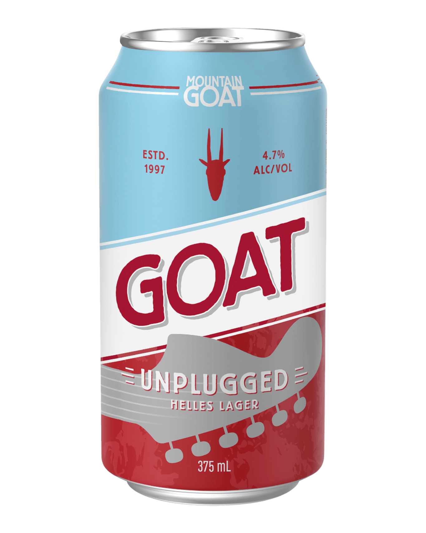 Buy Mountain Goat Unplugged Helles Lager 4.7% Cans 375ml Online @Lowest ...