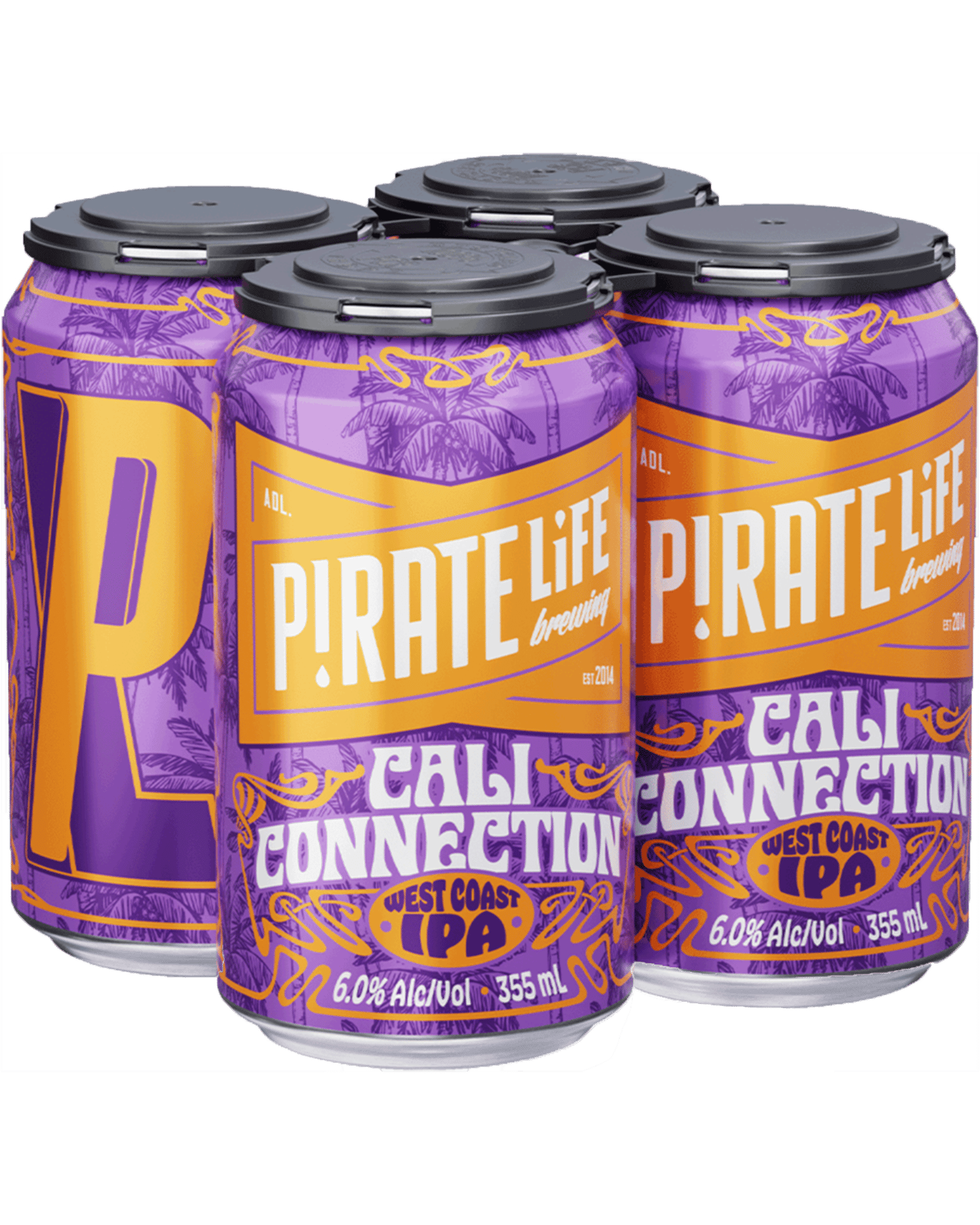 Buy Pirate Life Cali Connection West Coast Ipa Cans 355ml Online ...