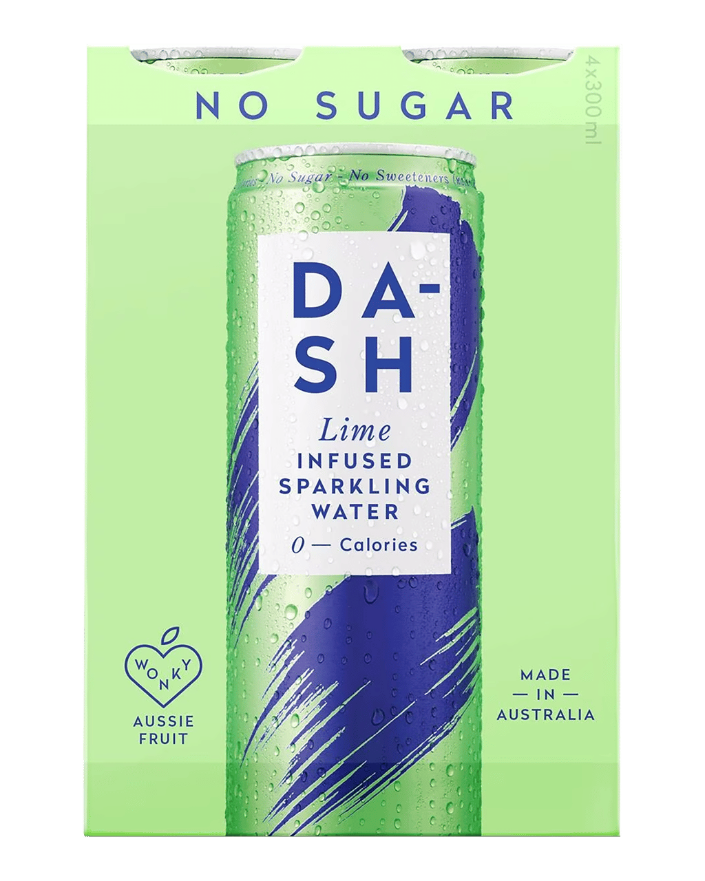 Buy Dash Water Sparkling Lime 4x300ml Online @Lowest Price