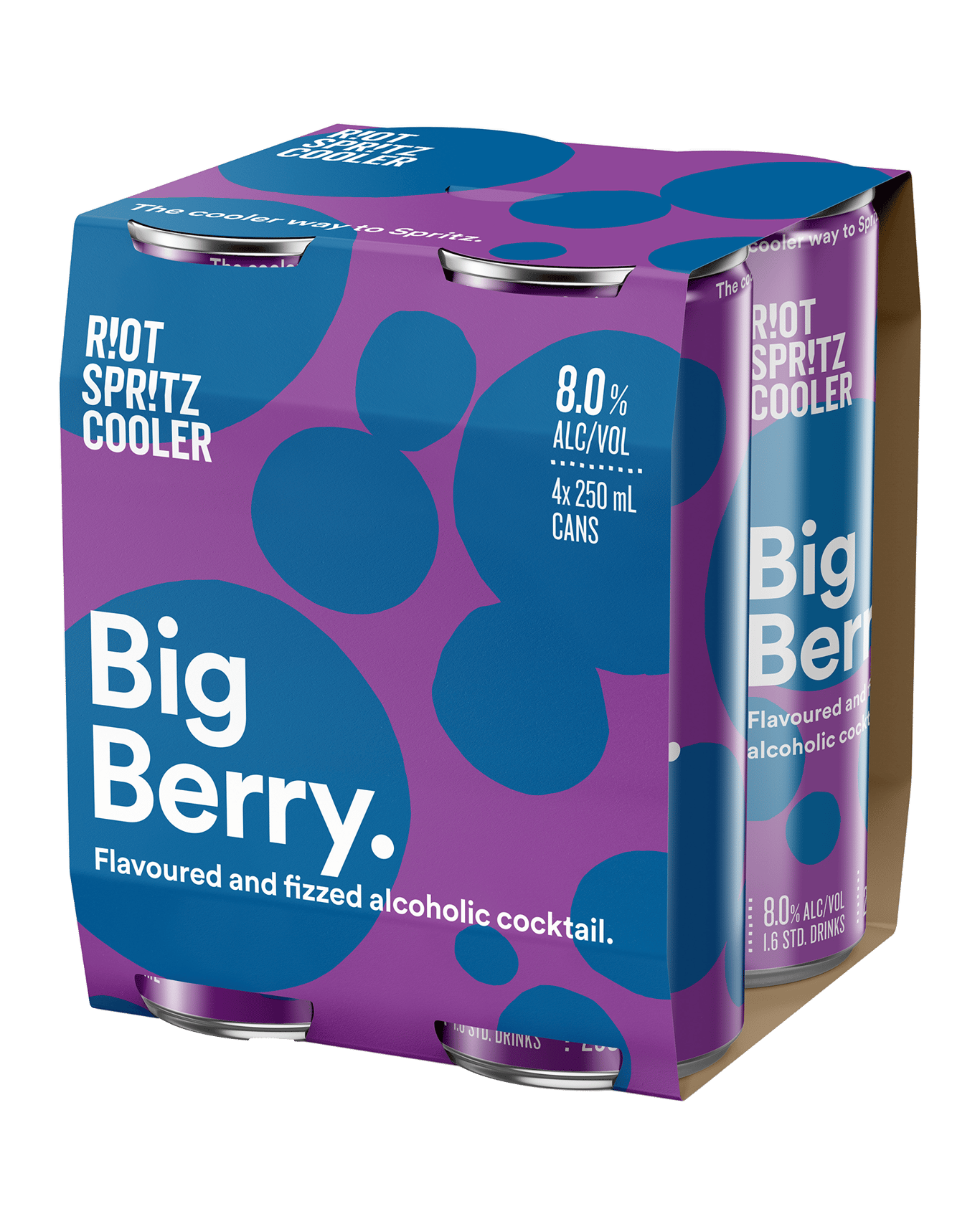 Buy Riot Spritz Big Berry Cans 250ml Online @Lowest Price