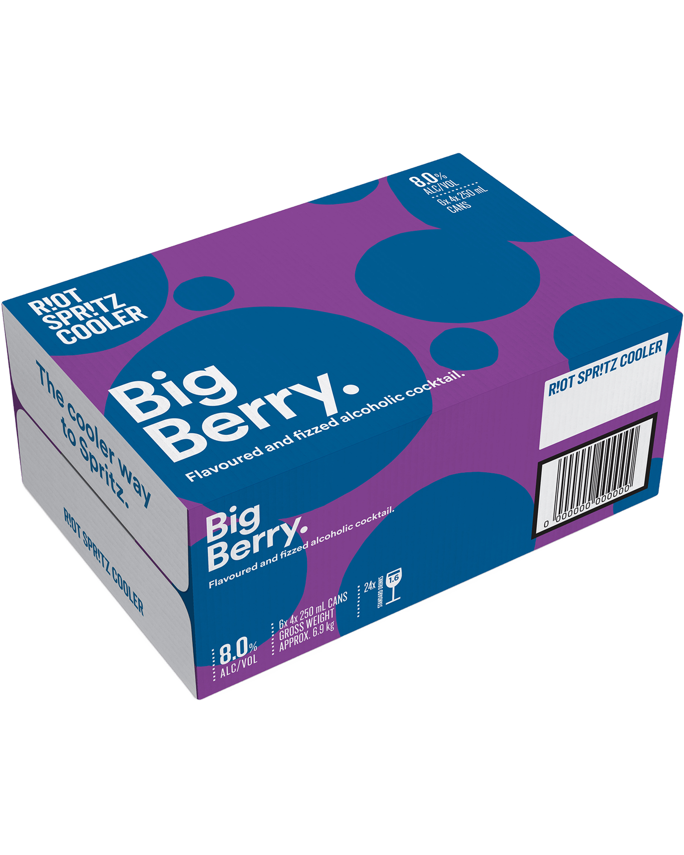 Buy Riot Spritz Big Berry Cans 250ml Online @Lowest Price