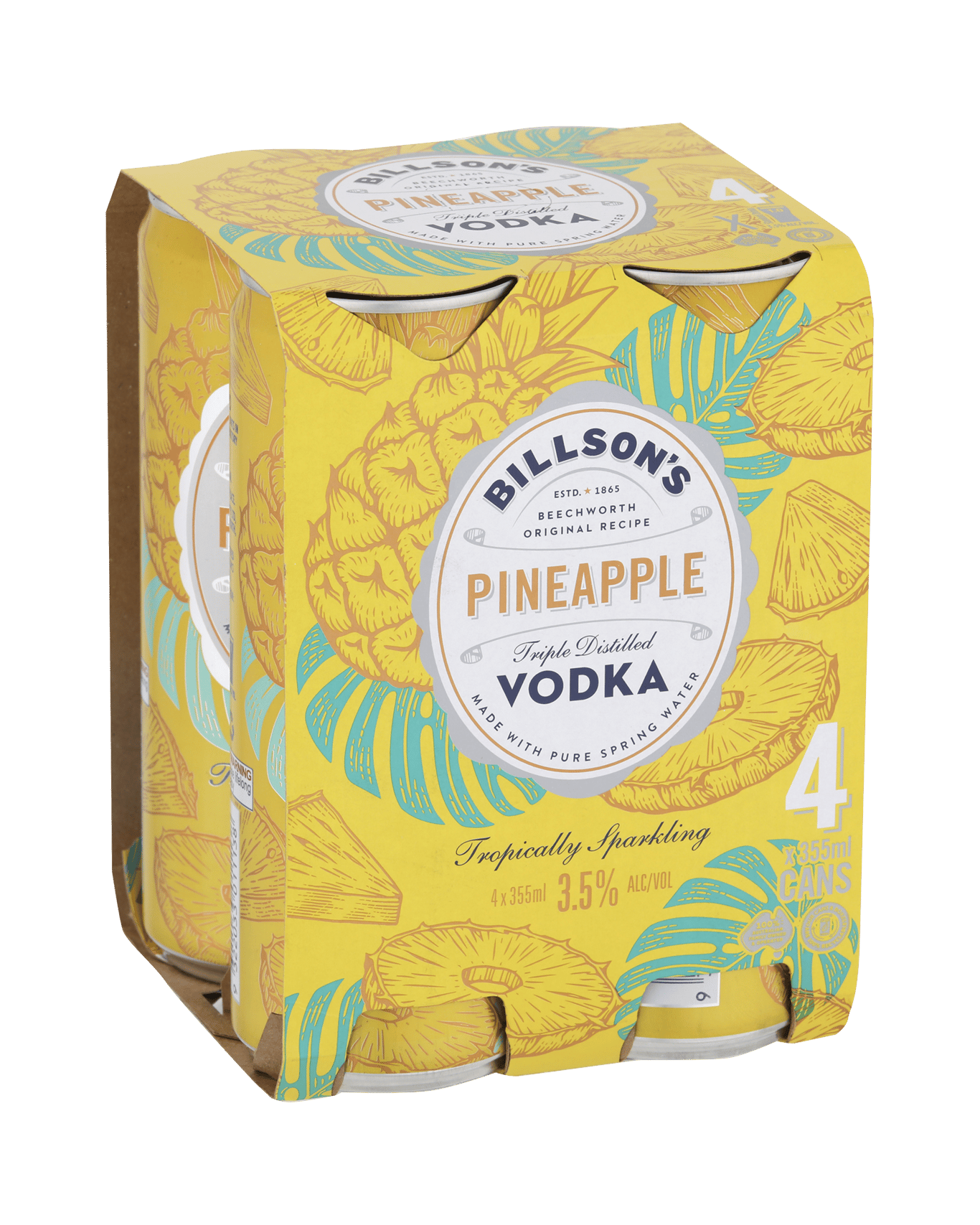 Buy Billson's Vodka With Pineapple Cans 355ml Online @Lowest Price