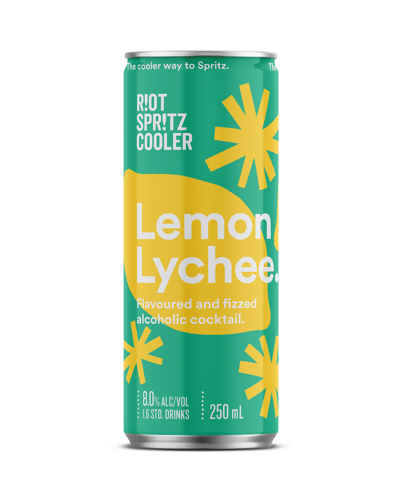 Buy Riot Spritz Lemon Lychee Cans 250ml Online @Lowest Price