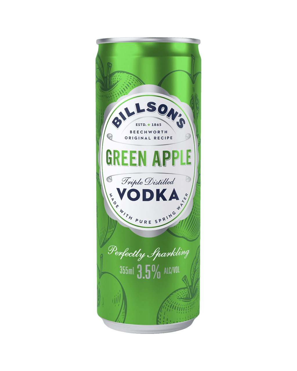 Buy Billson's Vodka & Green Apple Cans 355ml Online @Lowest Price