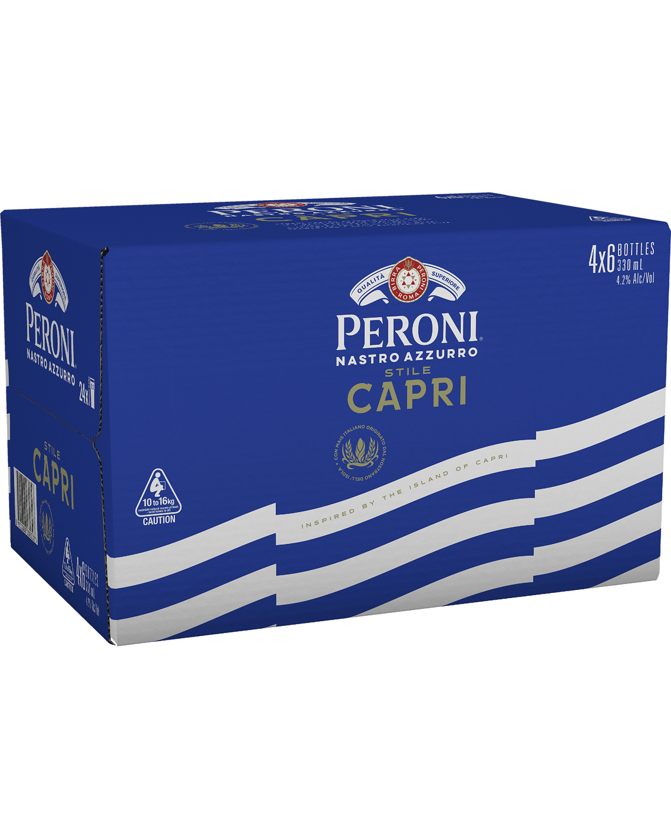 Buy Peroni Nastro Azzurro Stile Capri Bottles 330ml Online @Lowest Price