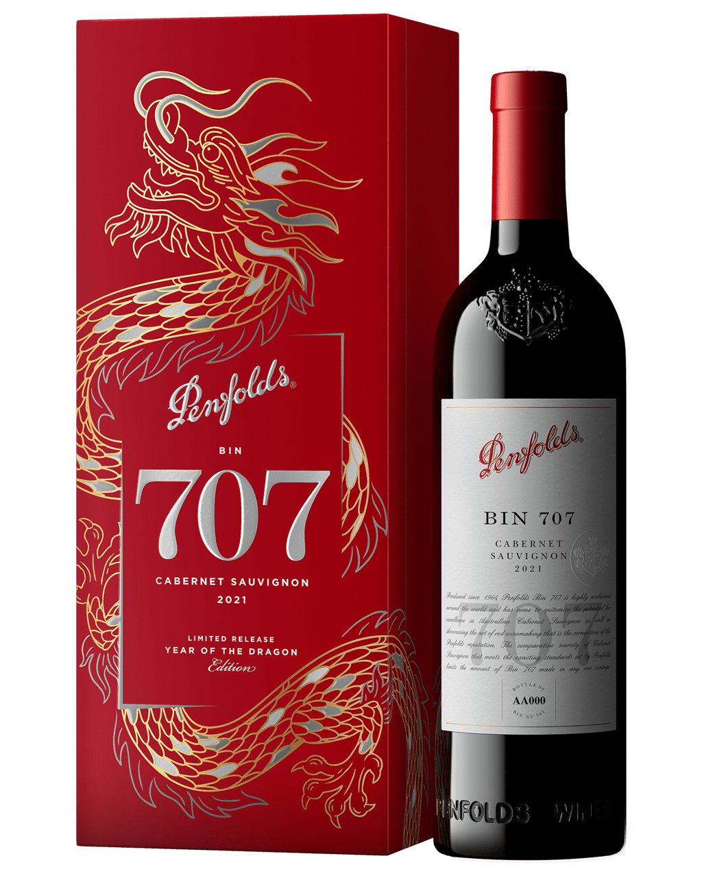 Buy Penfolds Bin 707 Cabernet Sauvignon 2021 Lunar New Year Gift Box ...