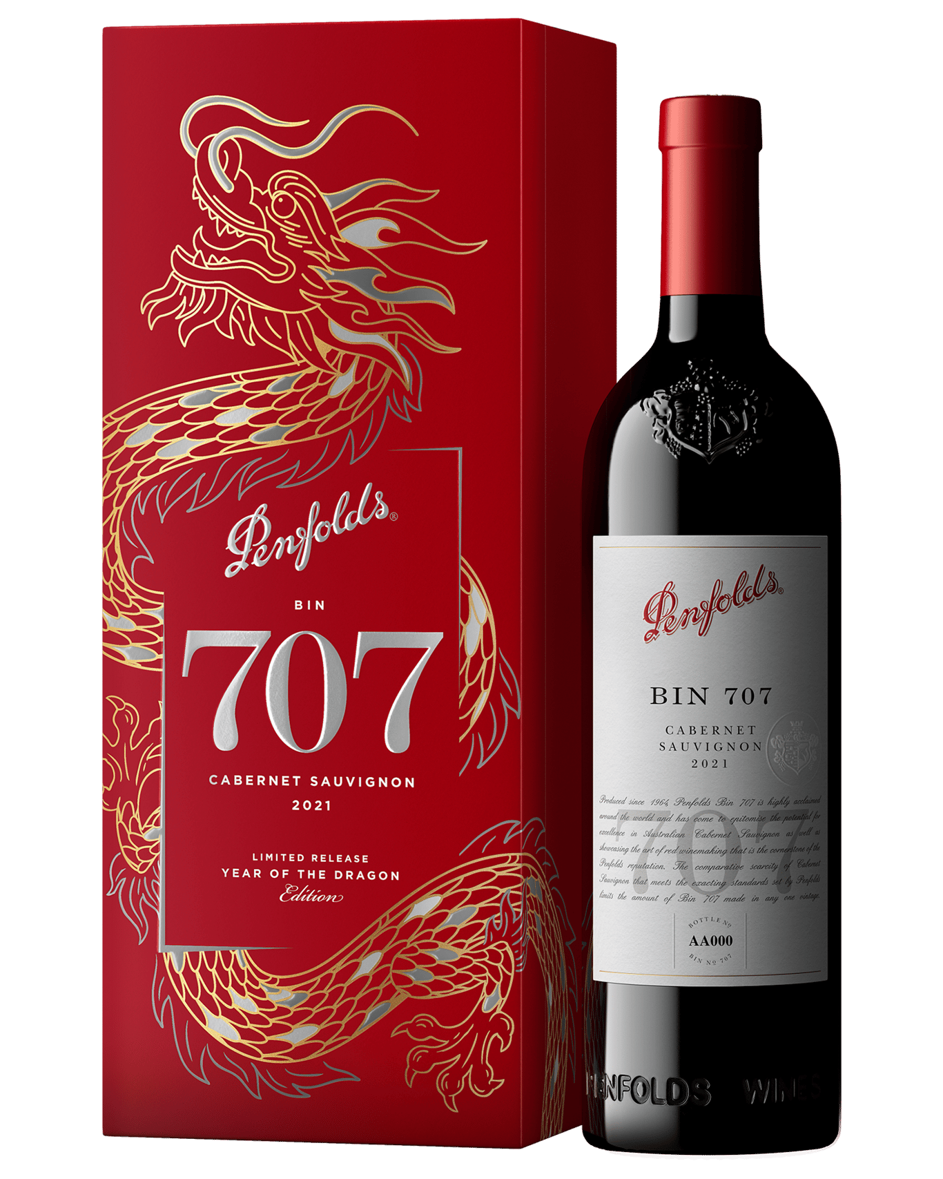 Buy Penfolds Bin 707 Cabernet Sauvignon 2021 Lunar New Year Gift Box ...