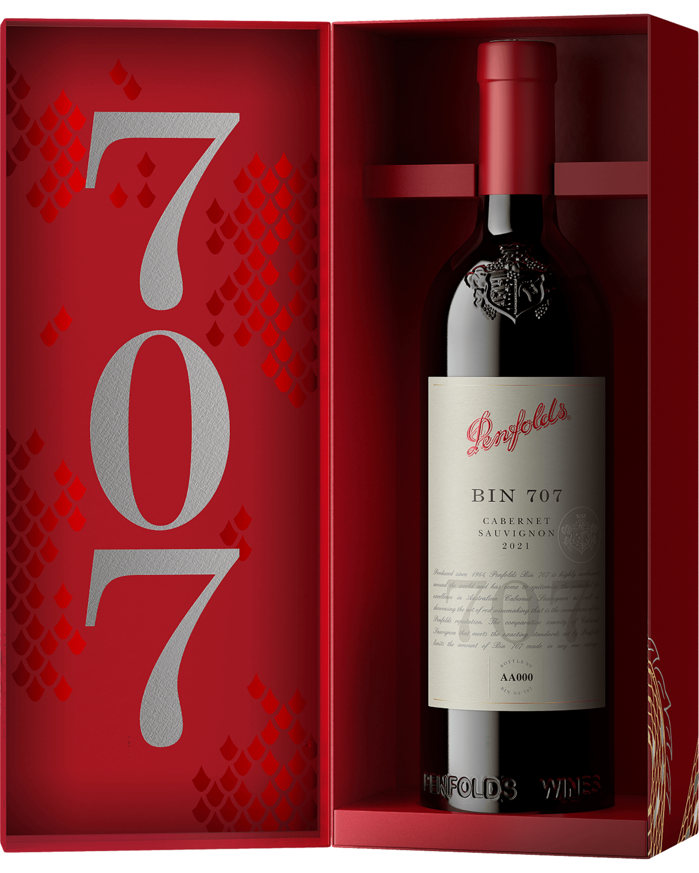 Buy Penfolds Bin 707 Cabernet Sauvignon 2021 Lunar New Year Gift Box ...