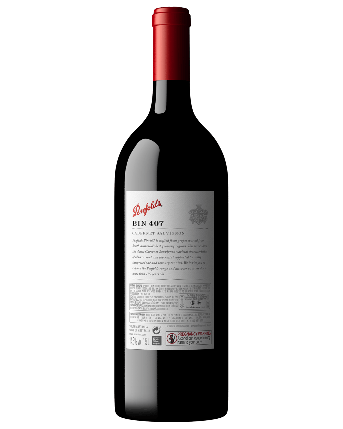 Buy Penfolds Bin 407 Cabernet Sauvignon 2021 1.5l Online @Lowest Price