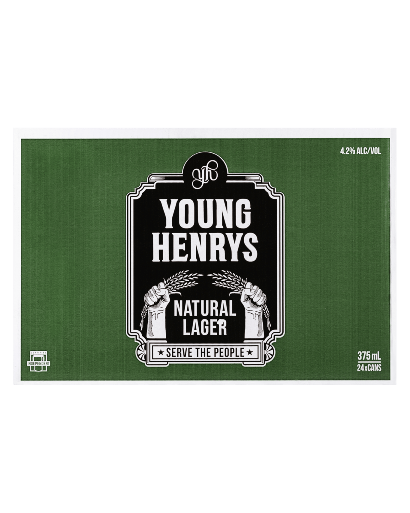 Buy Young Henrys Natural Lager Cans 375ml Online @Lowest Price
