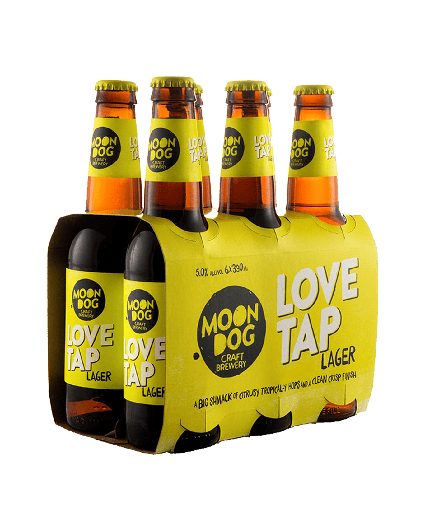 Buy Moon Dog Love Tap Lager 330ml Online @Lowest Price