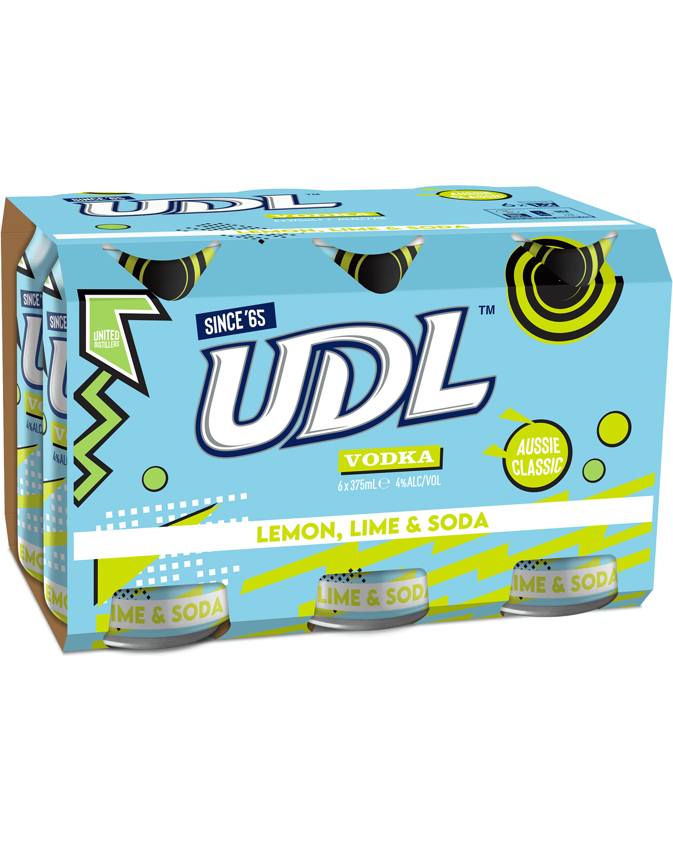 Buy Udl Vodka Lemon Lime & Soda Cans 375ml Online @Lowest Price