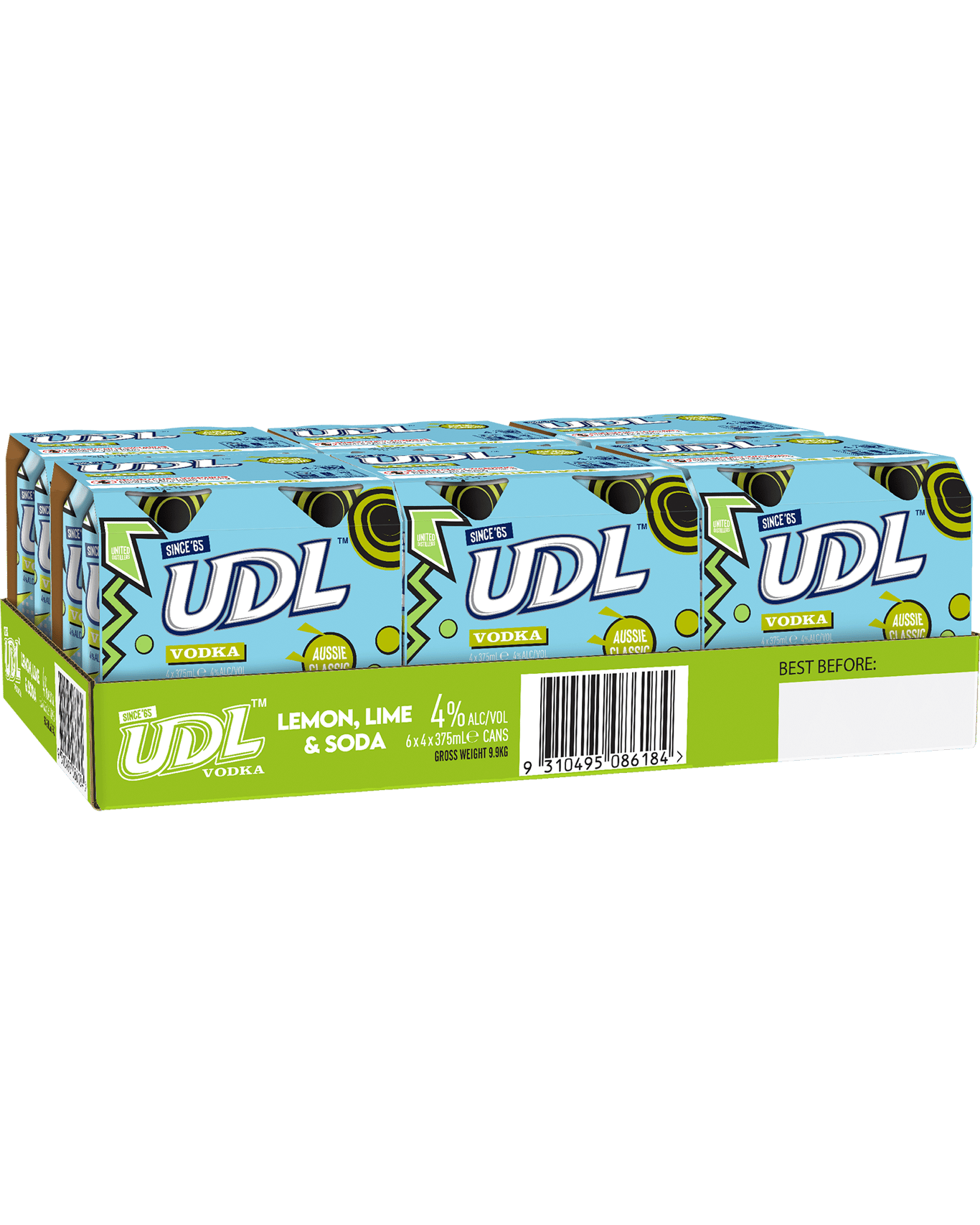 Buy Udl Vodka Lemon Lime & Soda Cans 375ml Online @Lowest Price