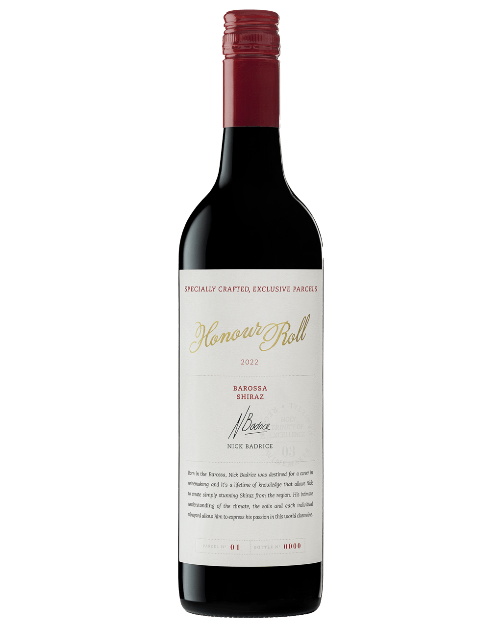 Buy Honour Roll Nick Badrice Barossa Shiraz Online @Lowest Price