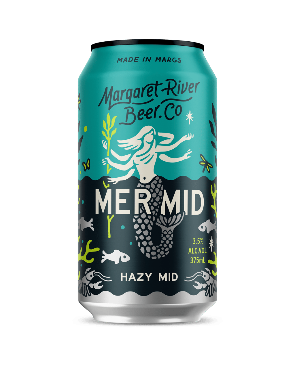 Buy Margaret River Beer Co Mer-mid Hazy Mid Strength Cans 375ml Online ...