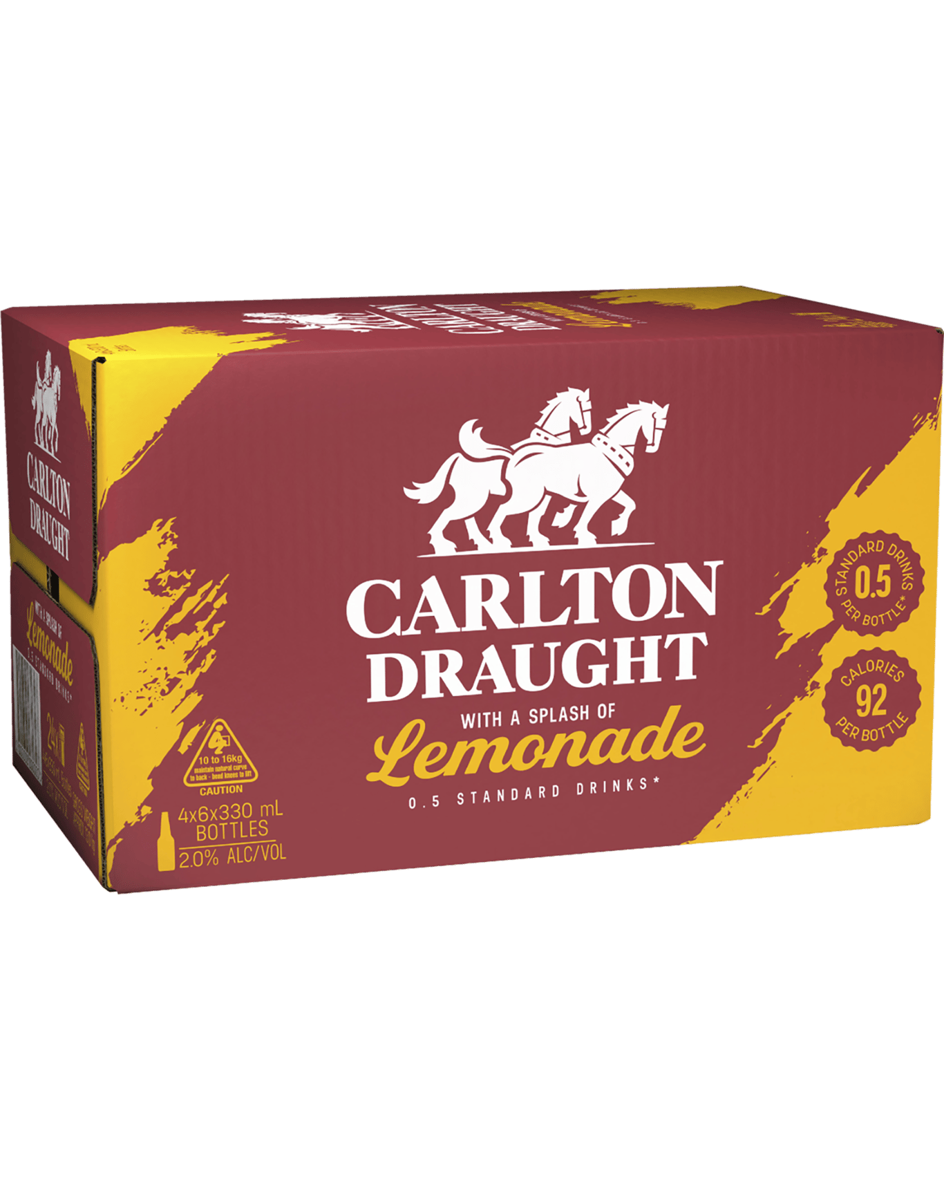 Buy Carlton Draught Lemonade 330ml Online @Lowest Price