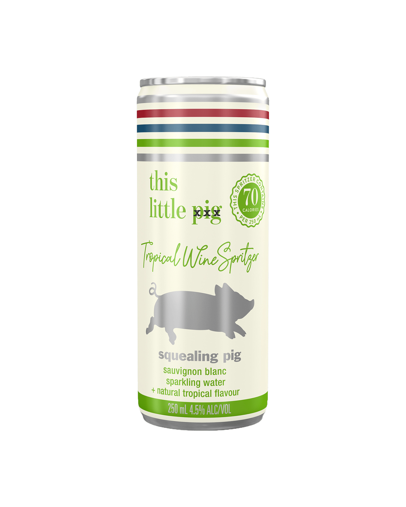 Buy Squealing Pig Tropical Sauvignon Blanc Spritzer Cans 250ml Online ...