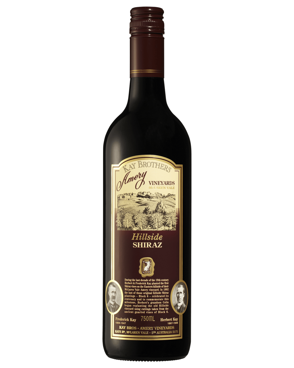 Buy Kay Brothers Amery Vineyards Hillside Shiraz 2012 Online @Lowest Price