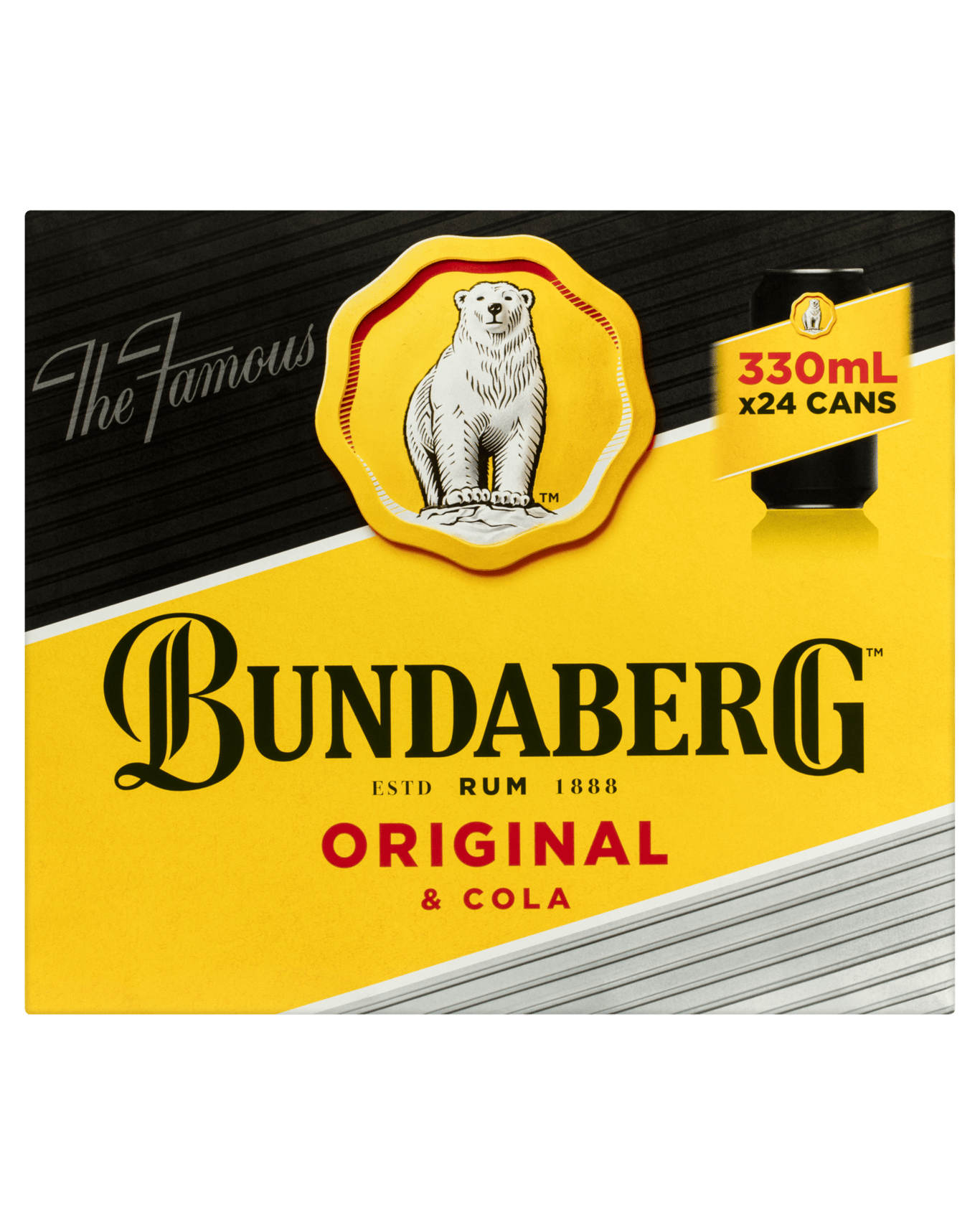Buy Bundaberg Up Rum & Cola Cans 24 Pack 330ml Online @Lowest Price