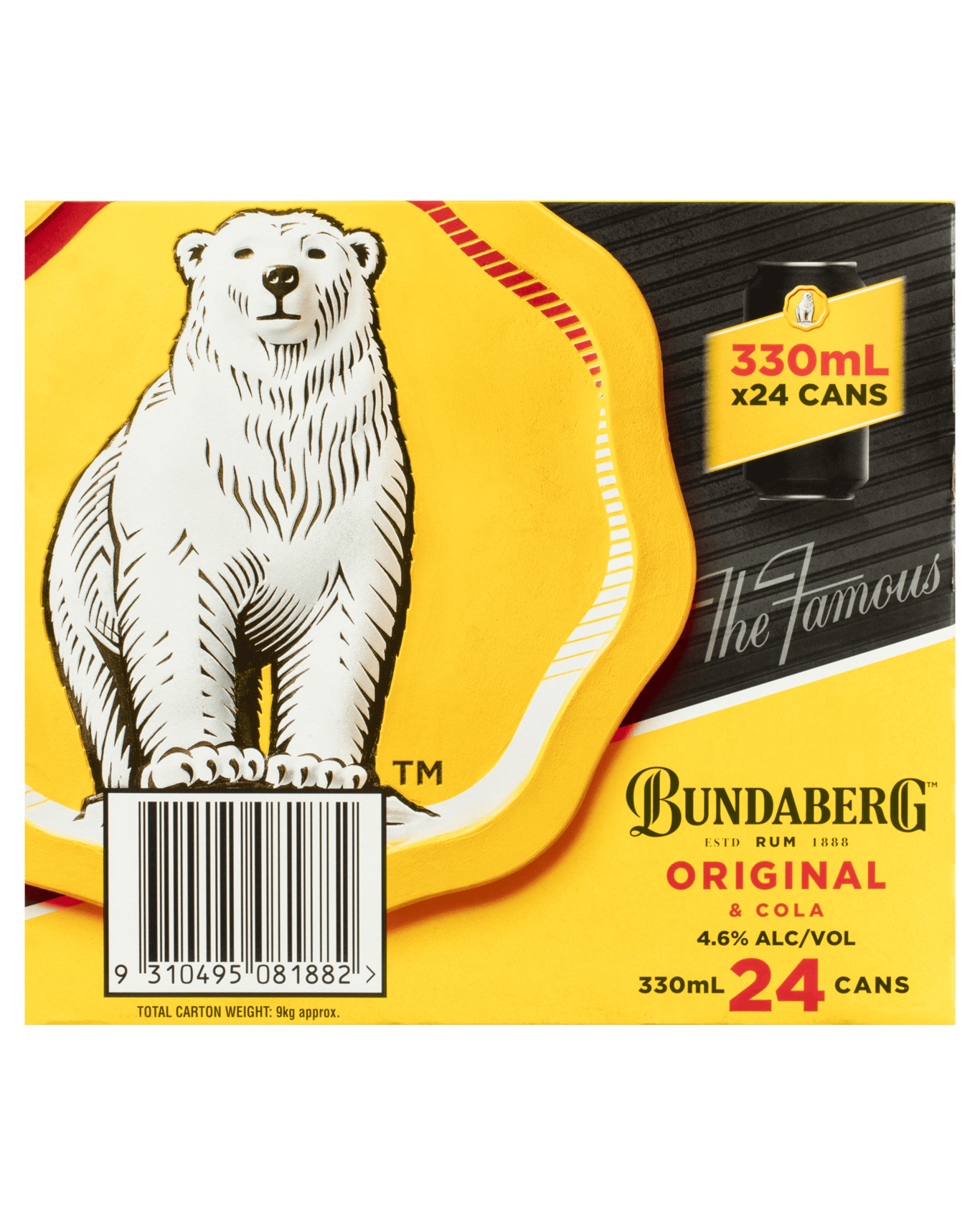 Buy Bundaberg Up Rum & Cola Cans 24 Pack 330ml Online @Lowest Price