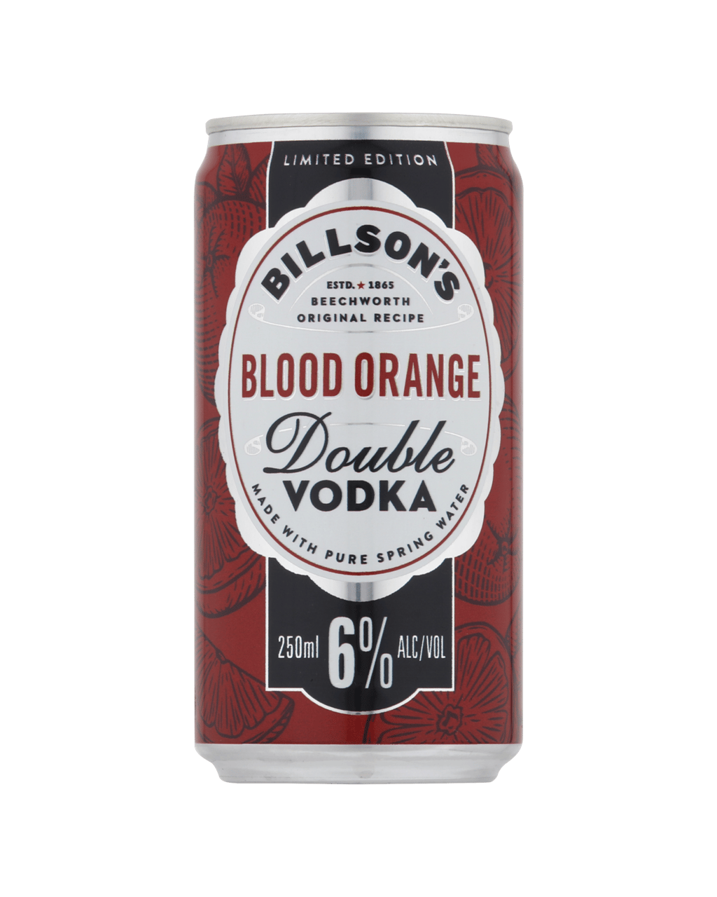 Buy Billson's Double Vodka And Blood Orange 6% Cans 250ml Online ...