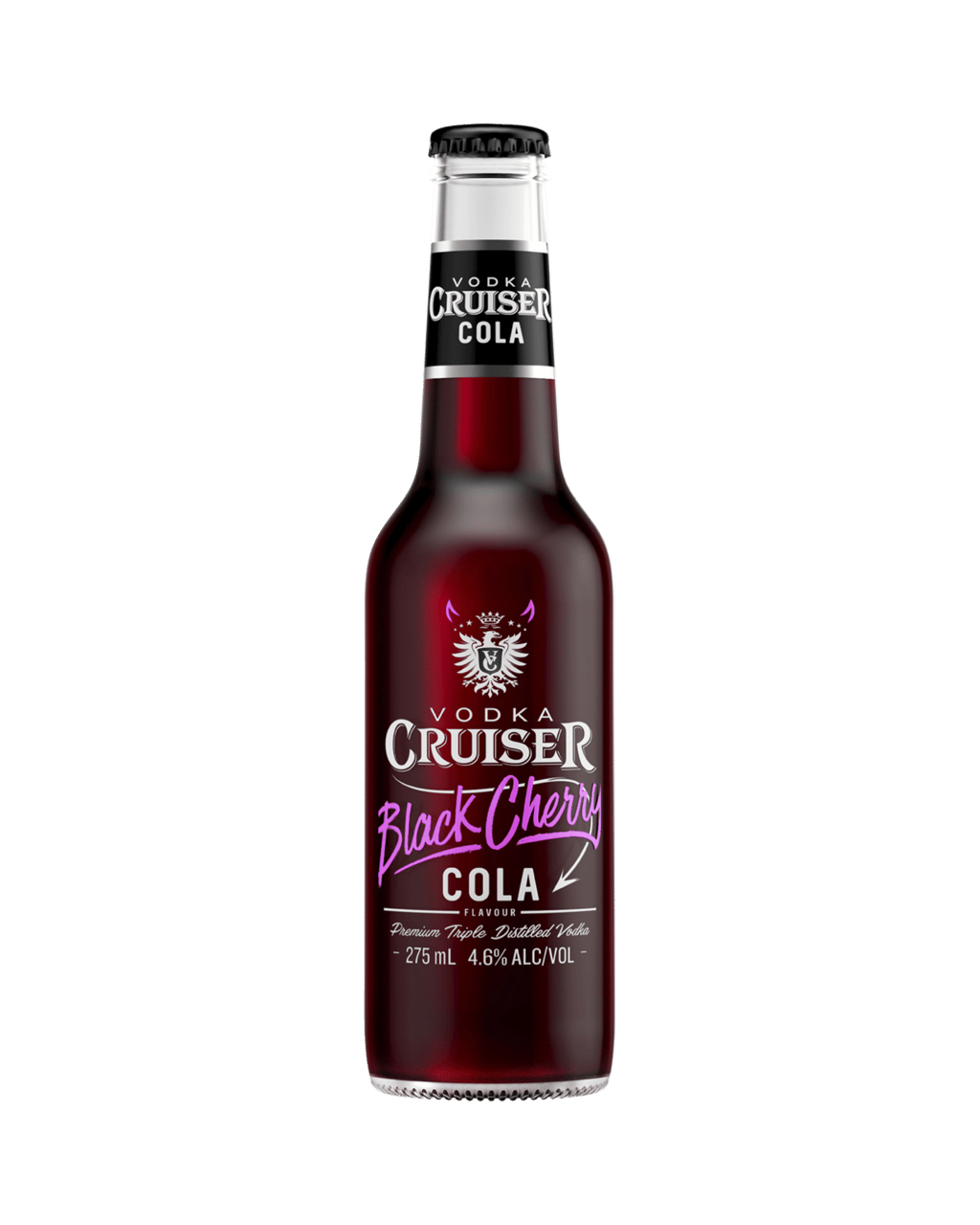 Buy Vodka Cruiser Black Cherry Cola 4.6% Bottles 275ml Online @Lowest Price