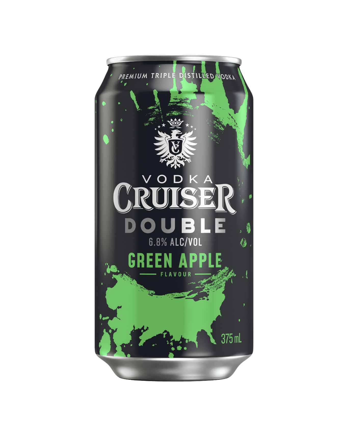 Buy Vodka Cruiser Double Green Apple Cans 375ml Online @Lowest Price