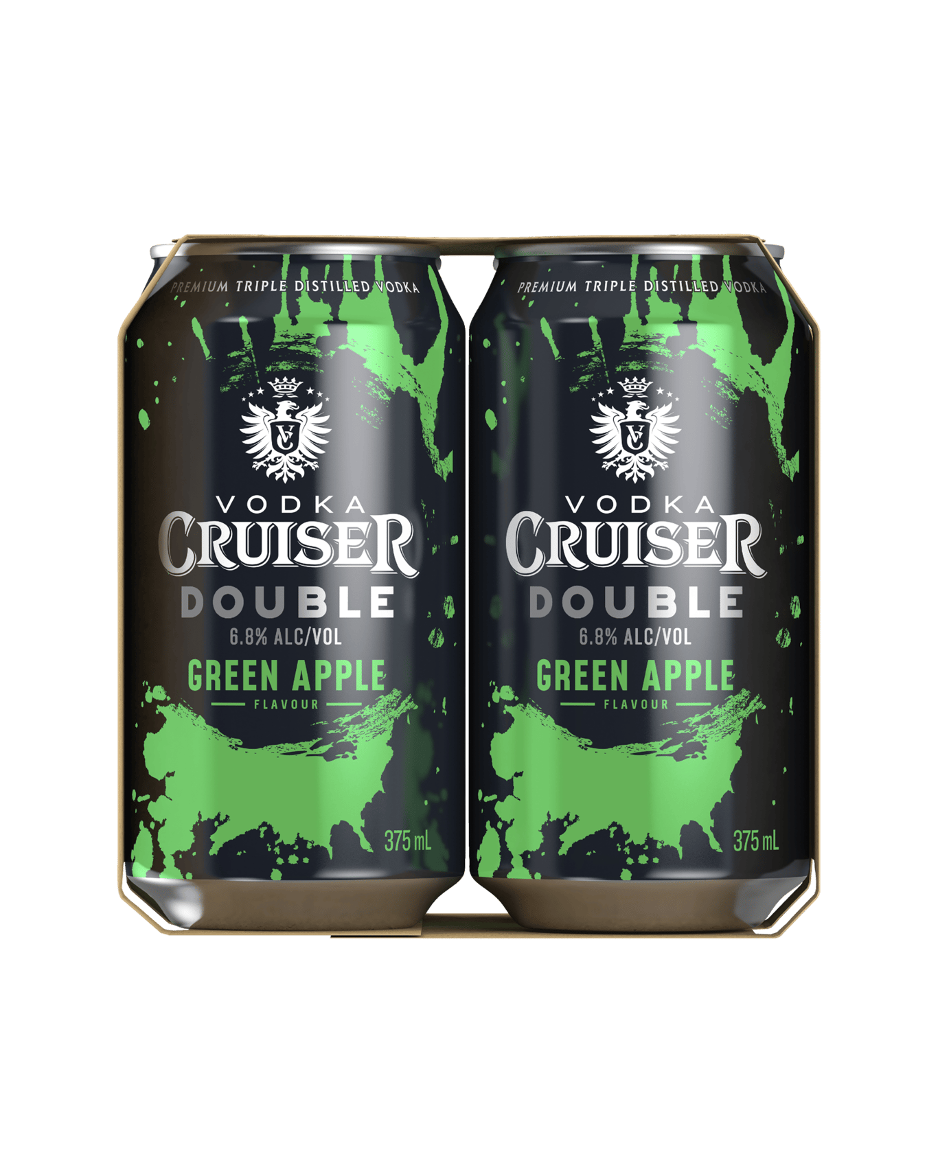 Buy Vodka Cruiser Double Green Apple Cans 375ml Online @Lowest Price