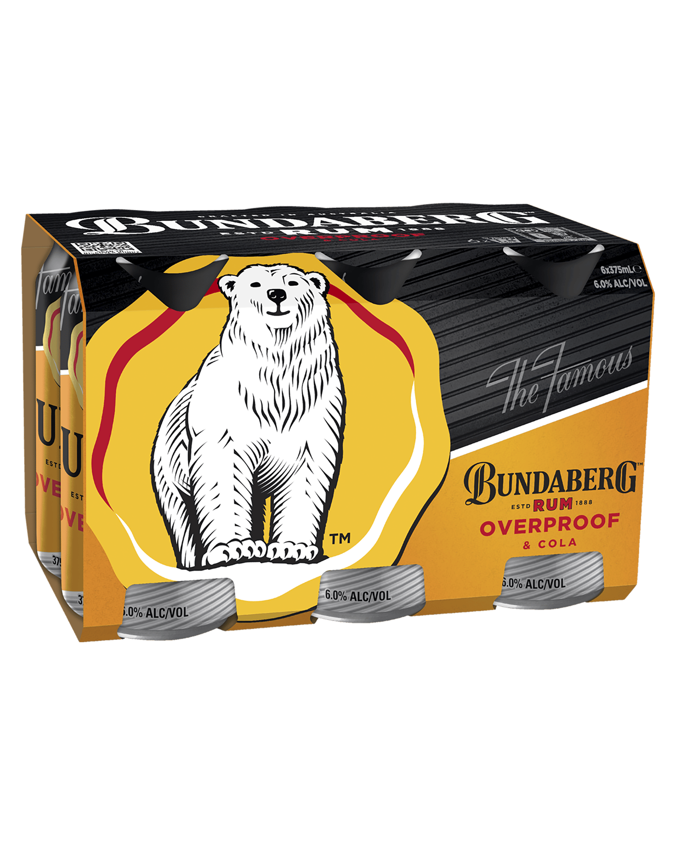 Buy Bundaberg Op Rum & Cola Cans 375ml Online @Lowest Price