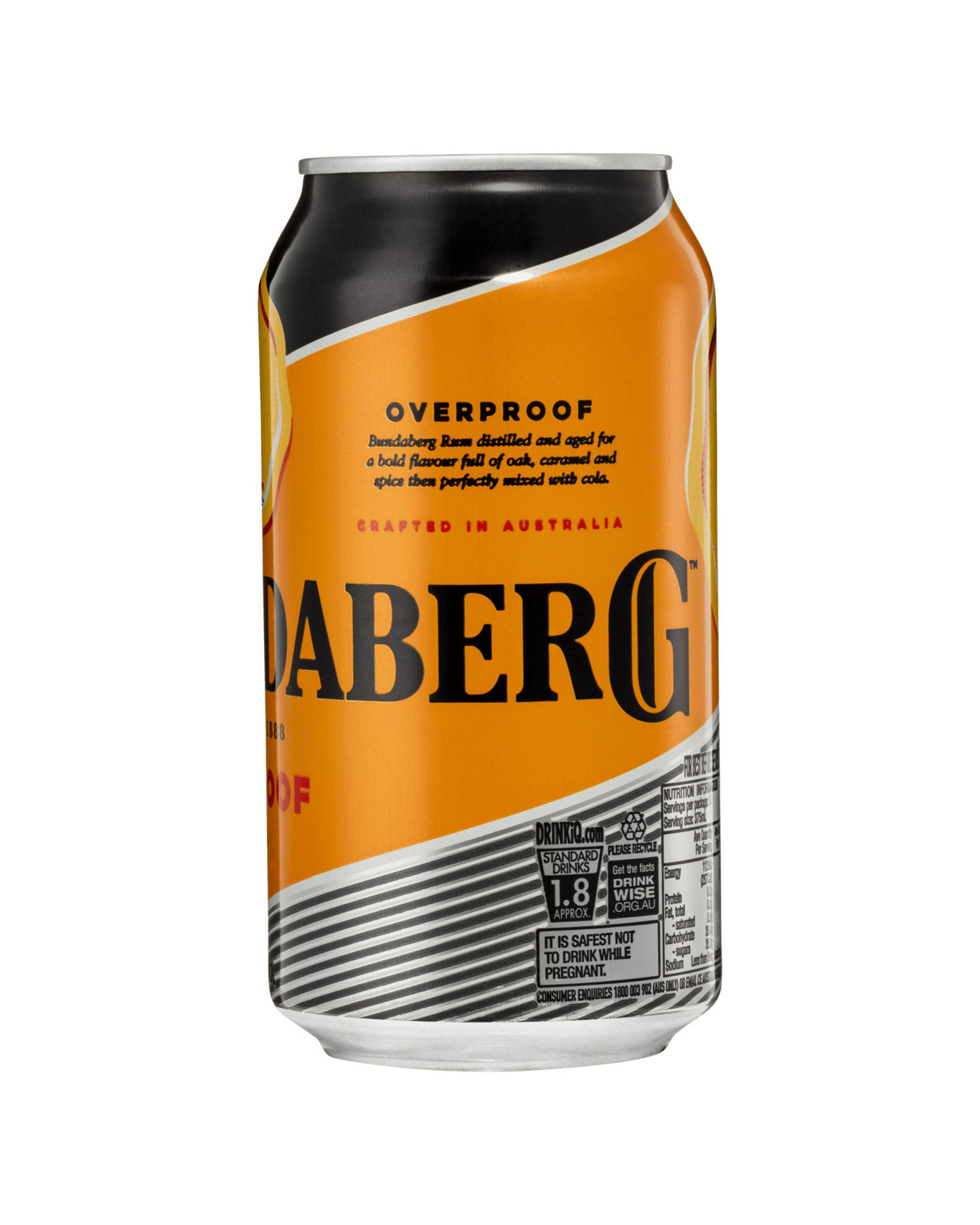 Bundaberg Op Rum & Cola Cans 375ml (Unbeatable Prices): Buy Online ...