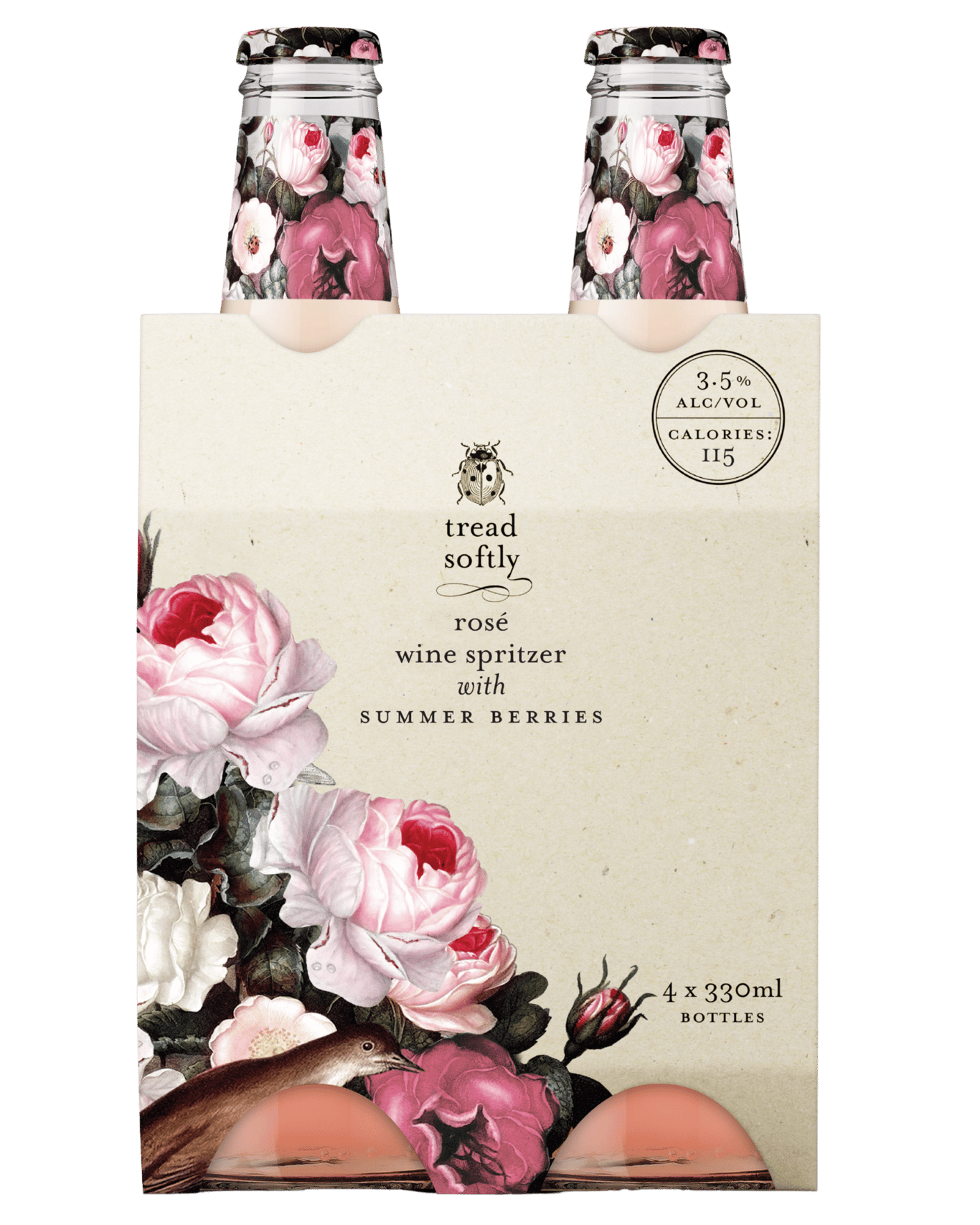 Buy Tread Softly Rosé Summer Berries Spritzer Bottles 330ml Online ...