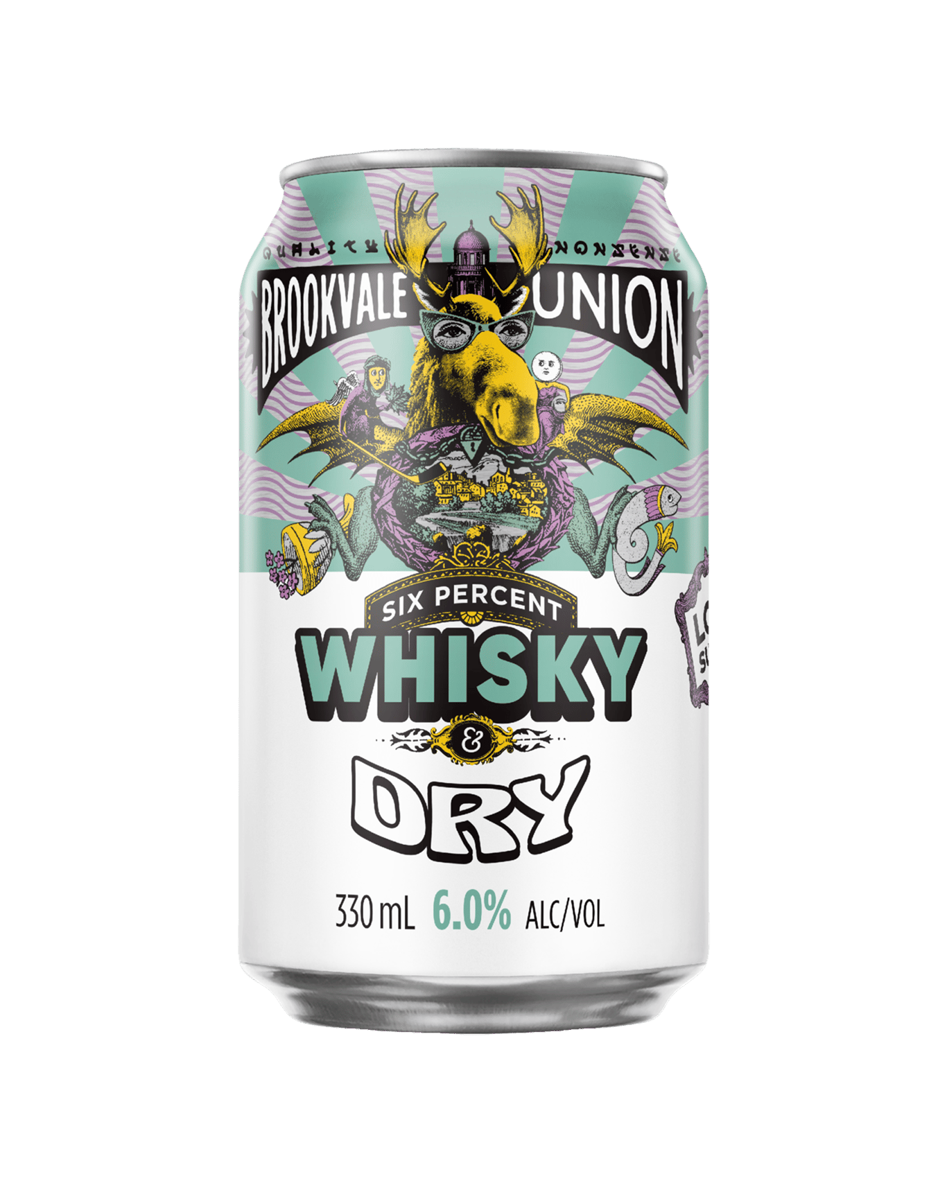 Buy Brookvale Union Whisky And Dry 6 Percent Can 330ml Online @Lowest Price