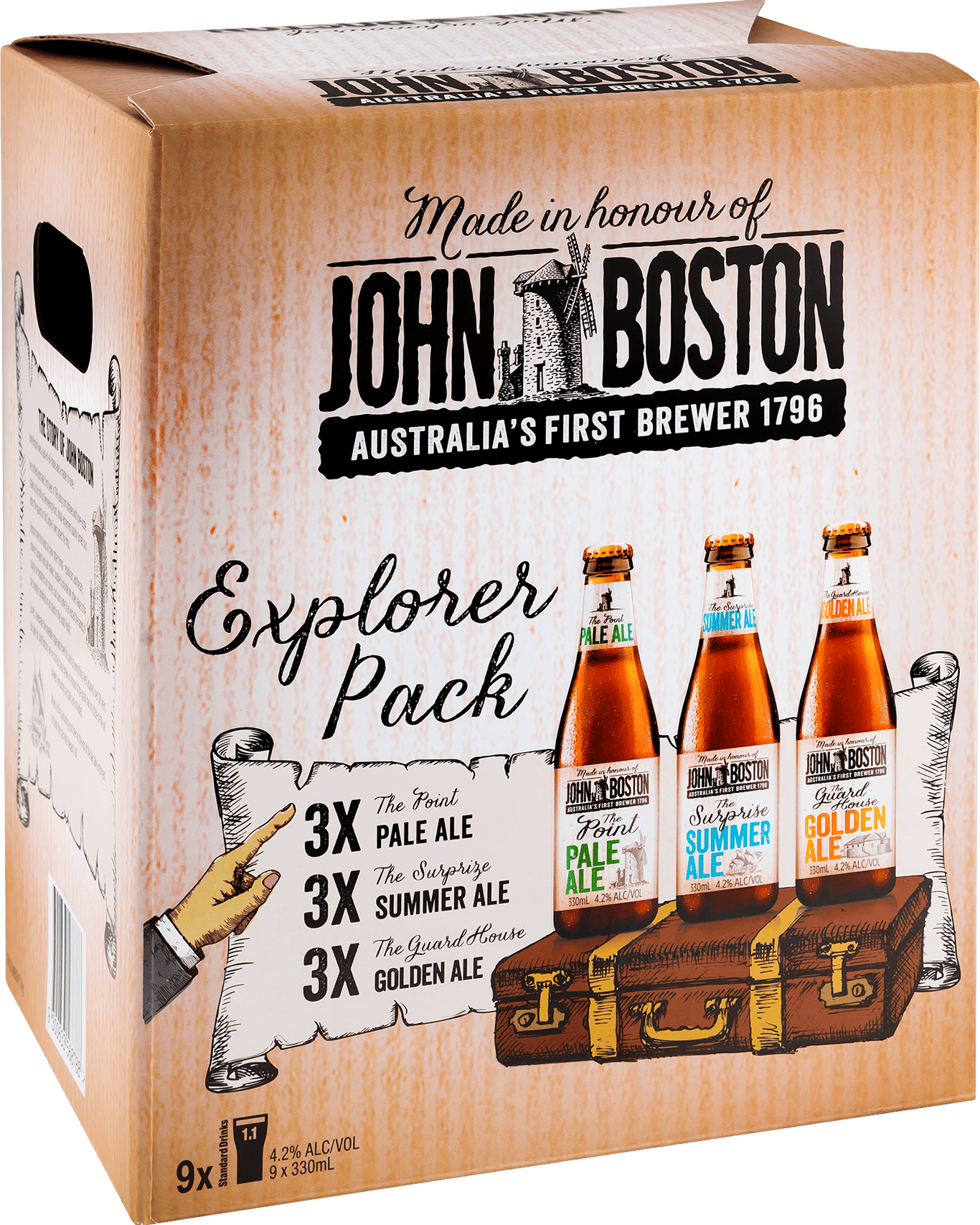 Buy John Boston Beer Gift Pack Online @Lowest Price