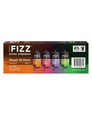 Buy Hard Fizz Extra Strength Cans 330ml Mixed 10 Pack Online @Lowest Price