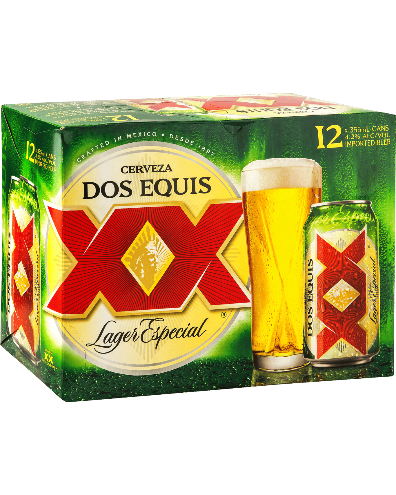 Buy Dos Equis Lager Especial Cans 355ml Online @Lowest Price