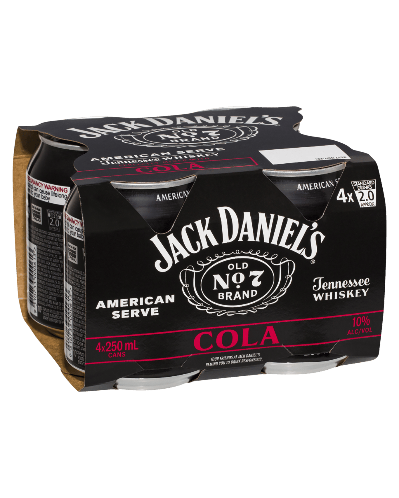 Buy Jack Daniel's American Serve & Cola Cans 250ml Online @Lowest Price