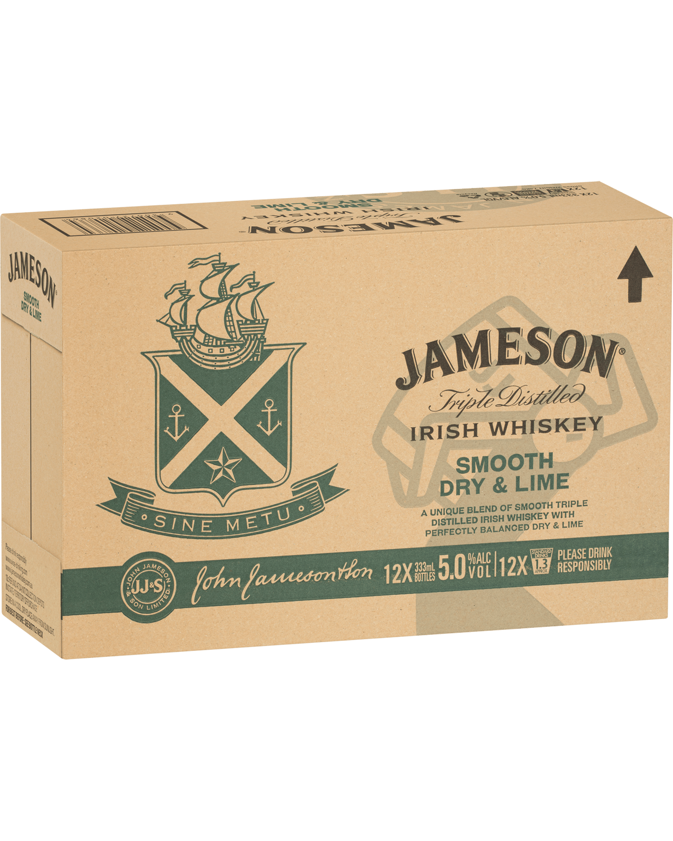 Buy Jameson Irish Whiskey Smooth Dry & Lime 333ml Online @Lowest Price