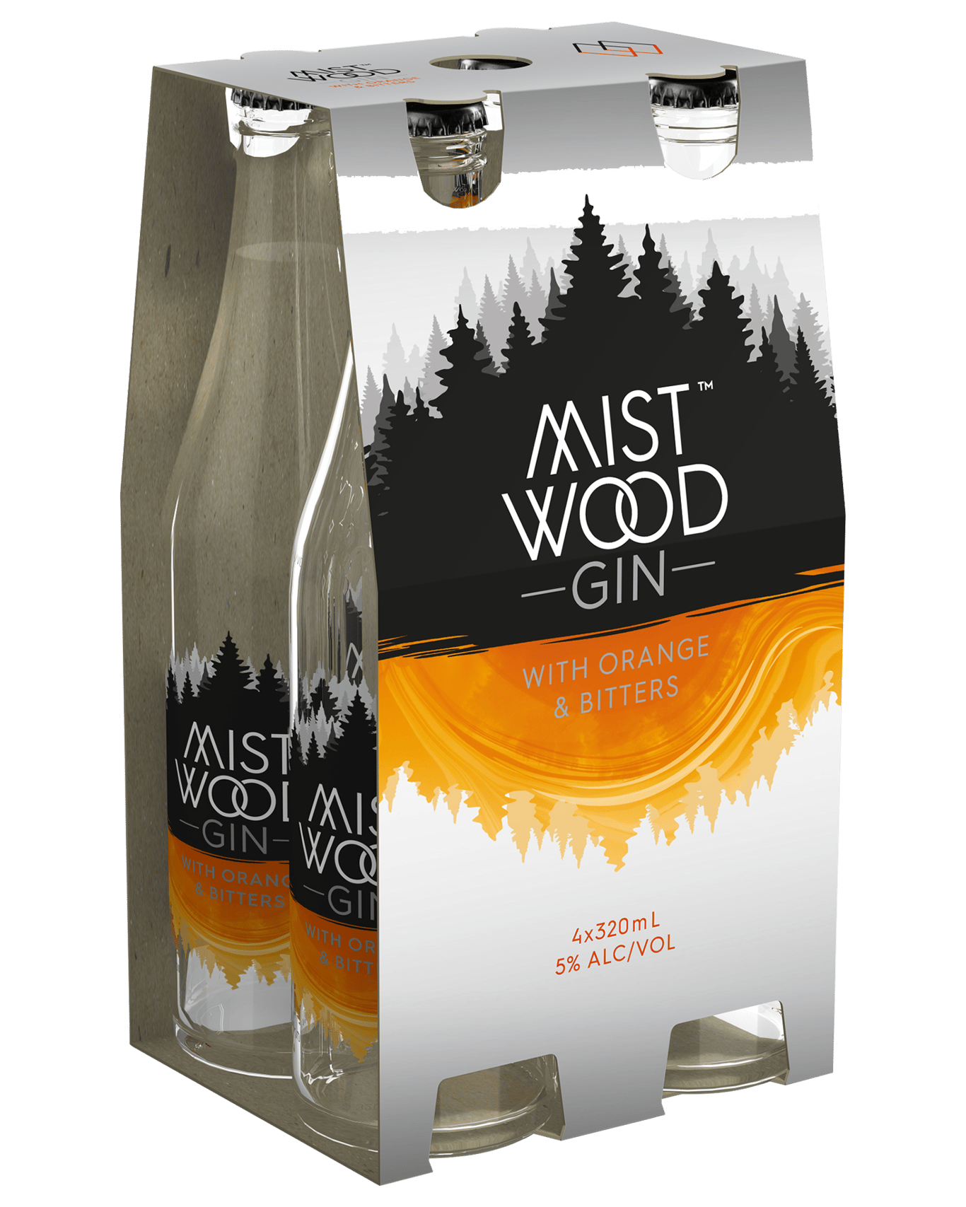 Buy Mist Wood Gin With Orange & Bitters 320ml Online @Lowest Price