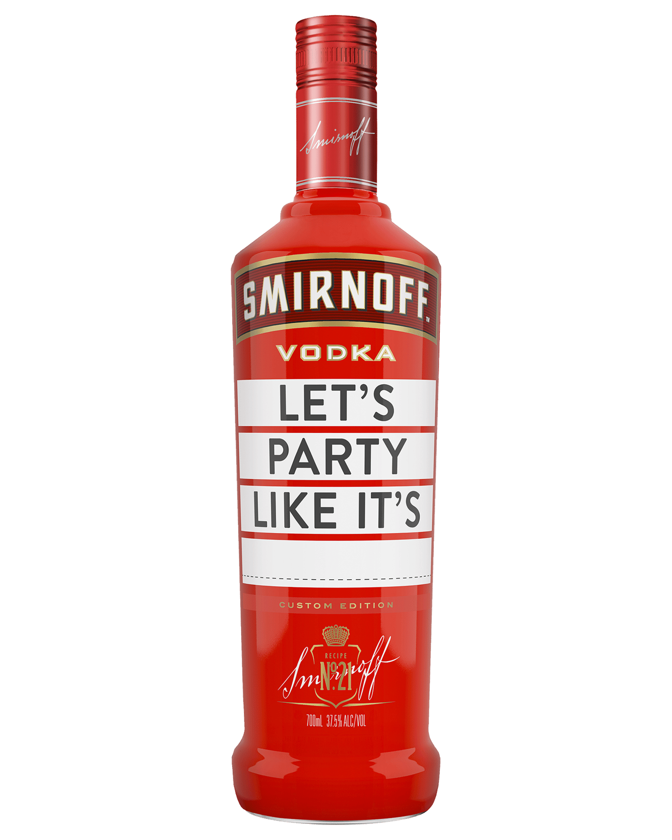 Buy Smirnoff Custom Edition Red Label Vodka 700ml Online @Lowest Price