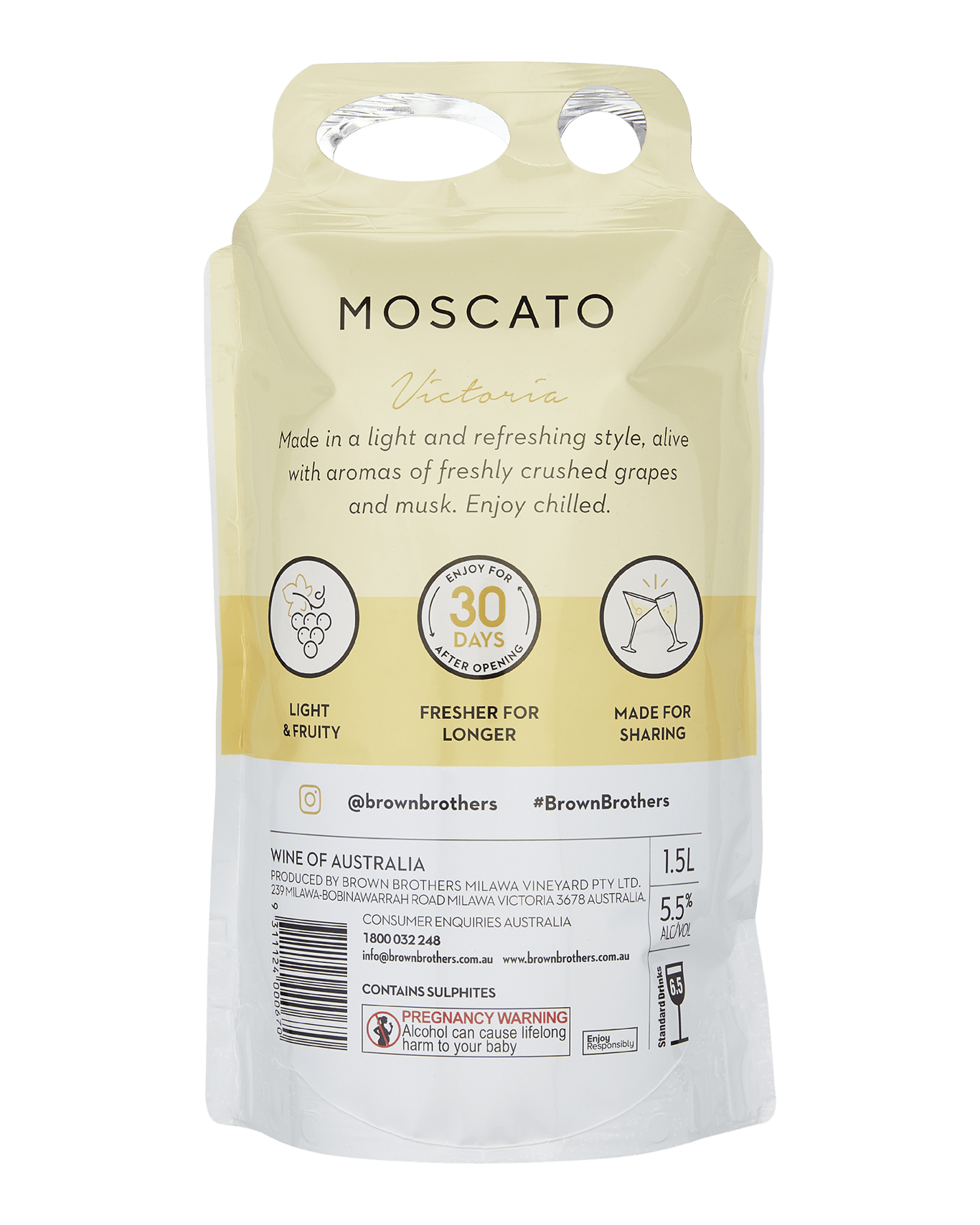 Buy Brown Brothers Moscato Bagnum 1.5l Online @Lowest Price