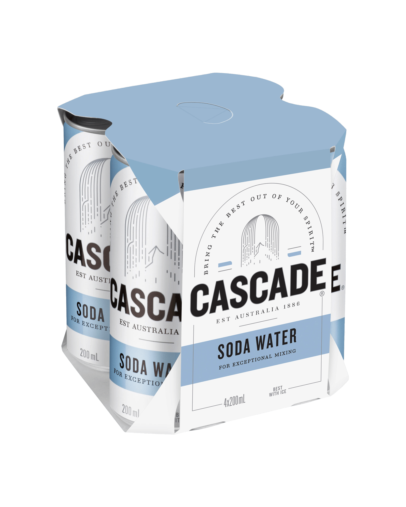 Buy Cascade Soda Water Can 200ml Online @Lowest Price