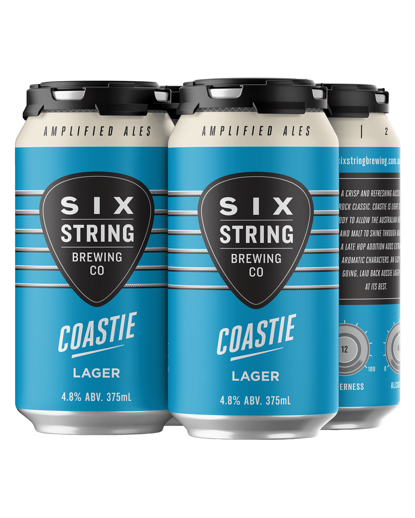 Buy Six String Brewing Co. Coastie Lager Cans 375ml Online @Lowest Price