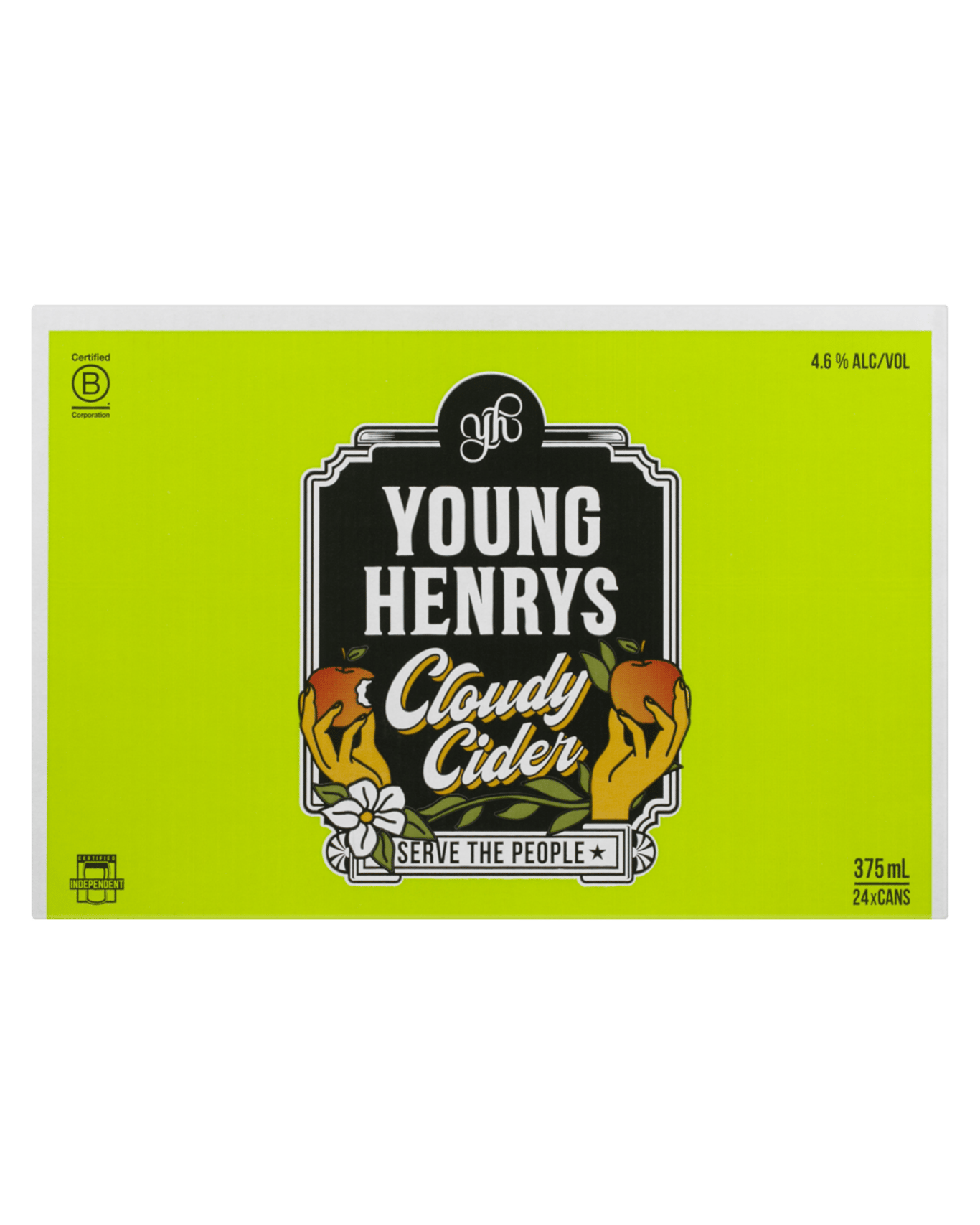 Buy Young Henrys Cloudy Cider Cans 375ml Online @Lowest Price