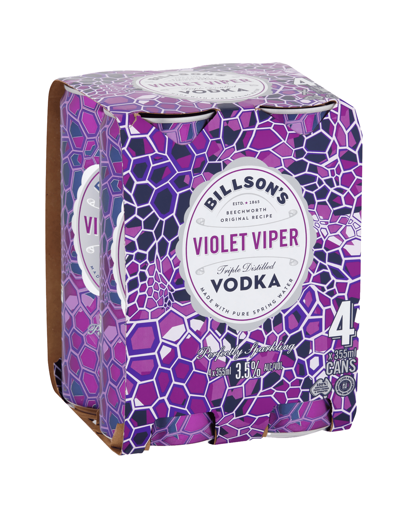 Buy Billson's Vodka & Violet Viper Cans 355ml Online @Lowest Price