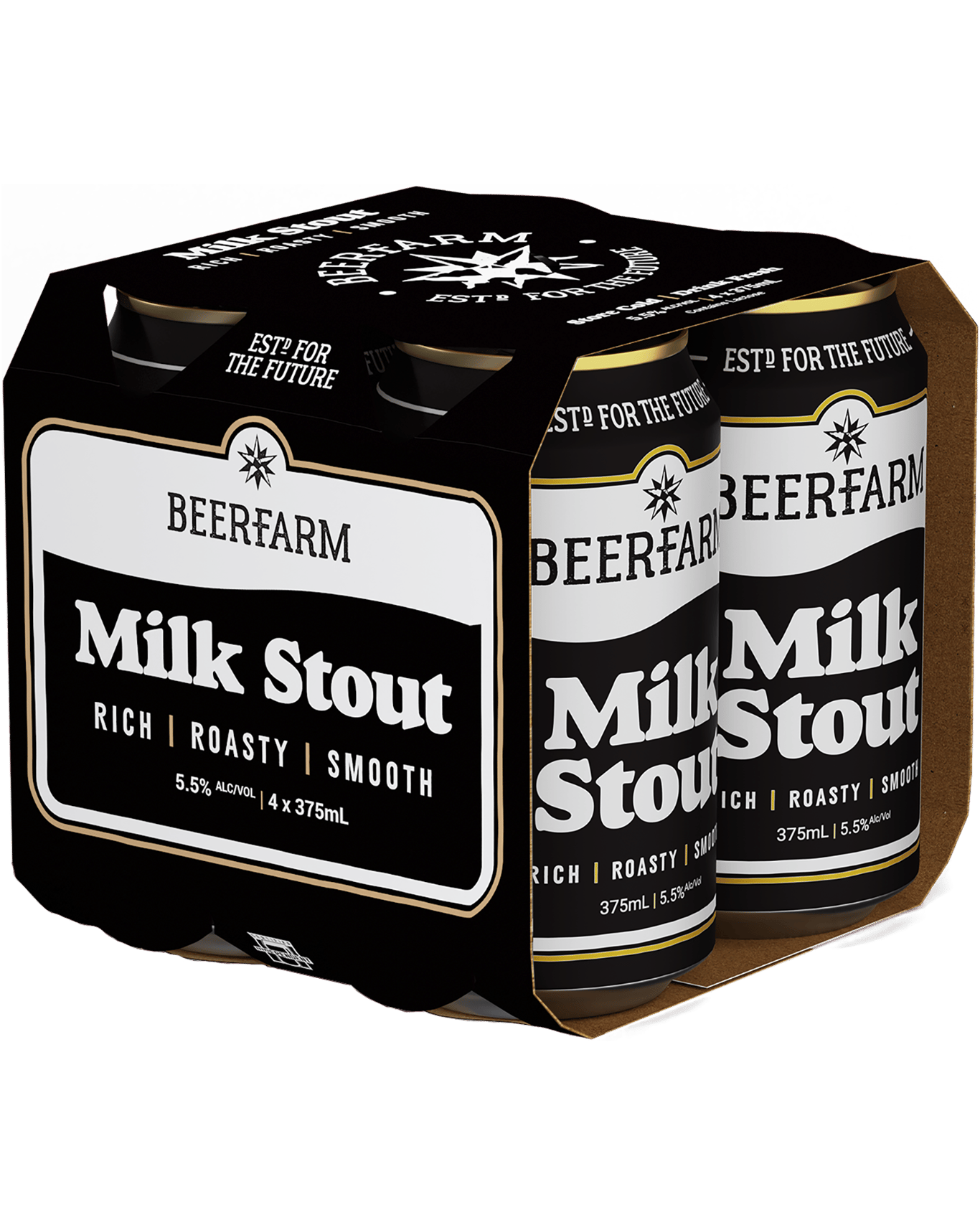 Buy Beerfarm Milk Stout Cans 375ml Online @Lowest Price