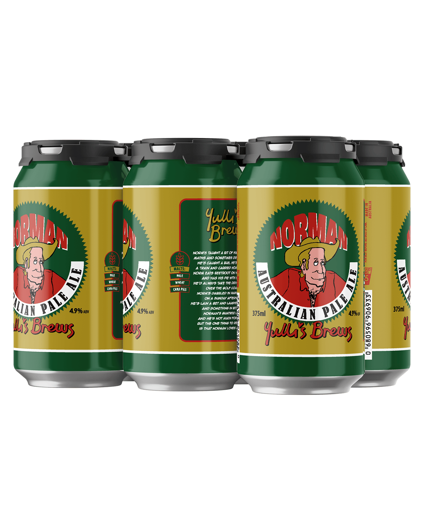 Buy Yulli's Brews Norman Australian Ale Cans 375ml Online @Lowest Price